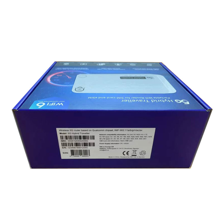 Hybrid Traveller - Portabel 5G router med backup batteri i över 6 ...